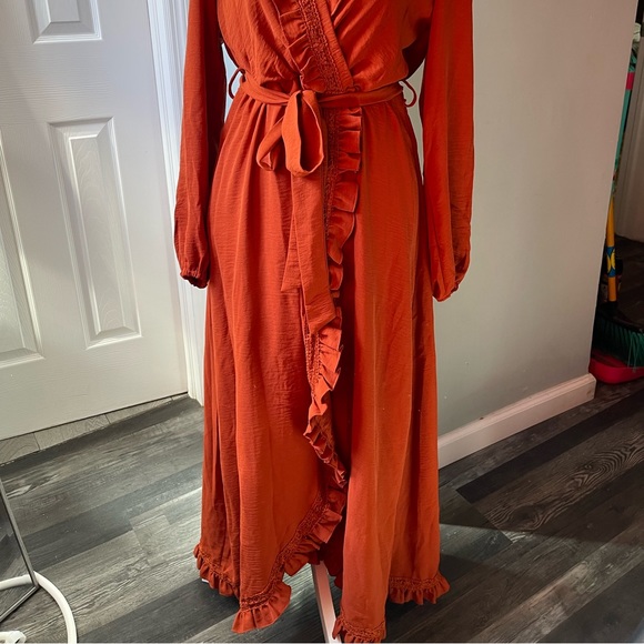 Simplee Apparel | Dresses | Burnt Orange Dress | Poshmark